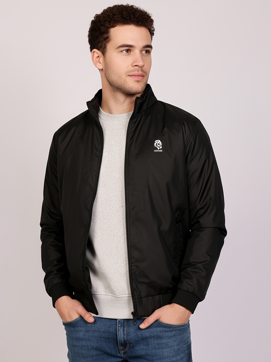 Leotude Mens Premium Windcheater Jacket - Windproof & Breathable ...